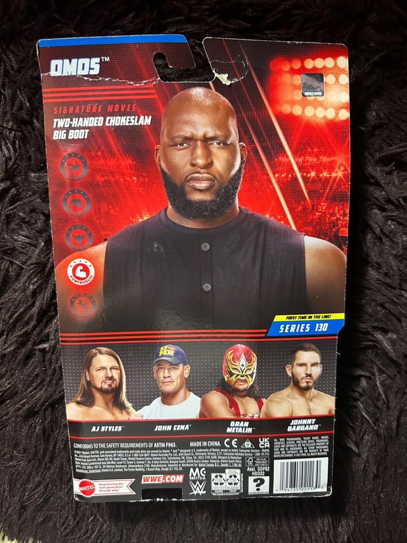 WWE Omos, Hobbies & Toys, Toys & Games on Carousell