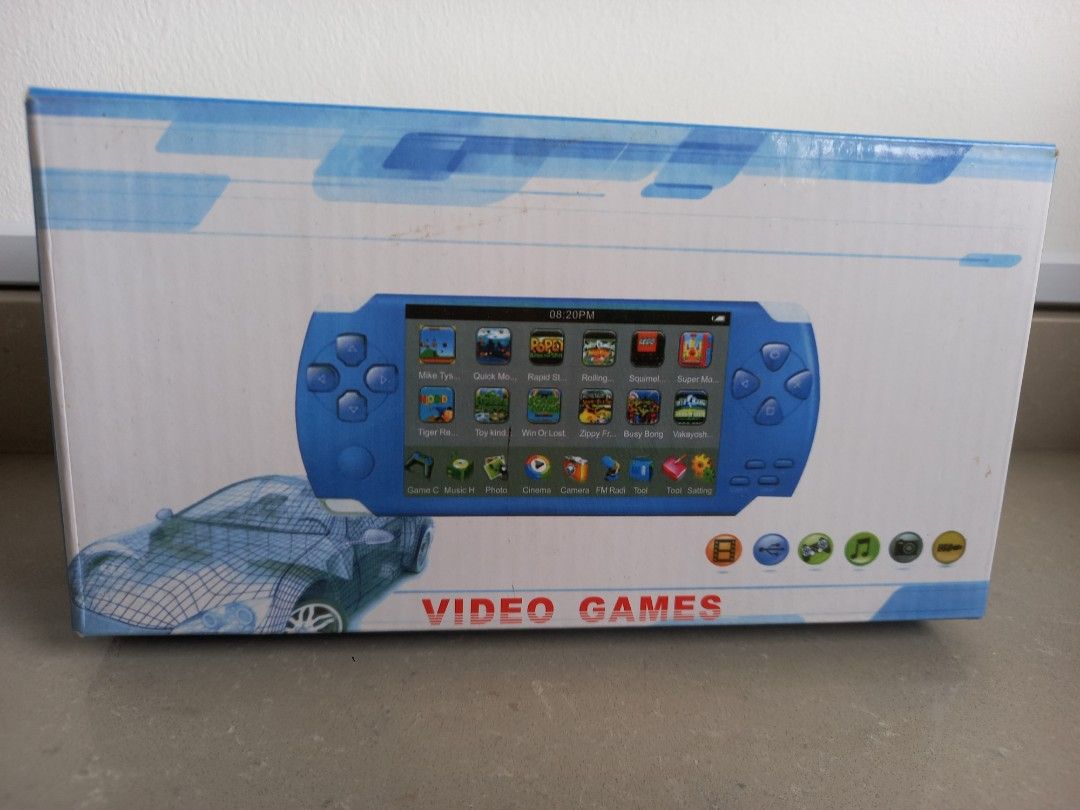 X6 Retro Classic Game Portable Console China PSP console, Video Gaming ...