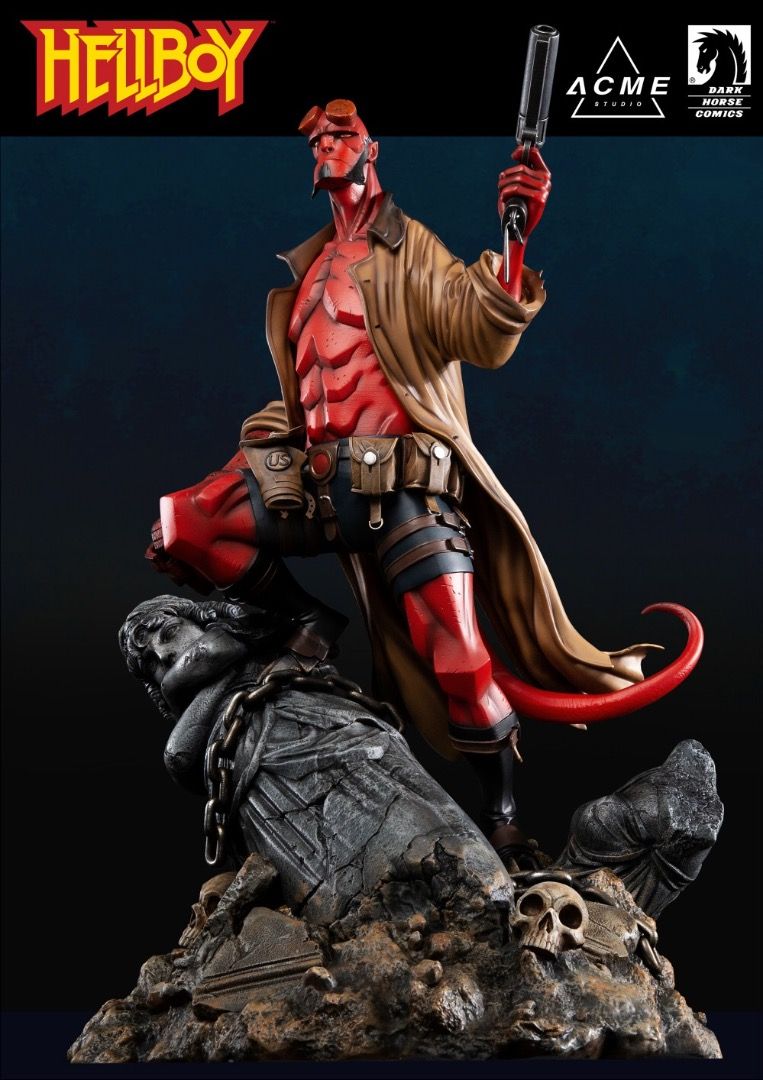 [XM STUDIOS] HellBoy Colored Version A Statue, Hobbies & Toys, Toys ...