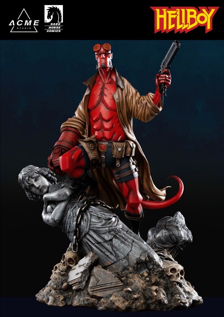 [XM STUDIOS] HellBoy Colored Version A Statue, Hobbies & Toys, Toys ...
