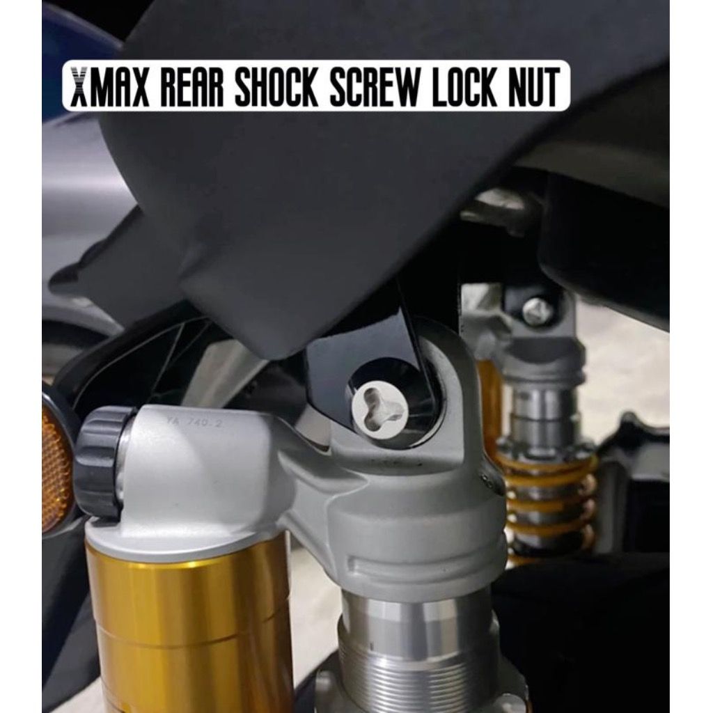 Xmax V1 V2 Rear Shocks Lock Screw Nut Xmax 2023 Absorber Lock Nut ...