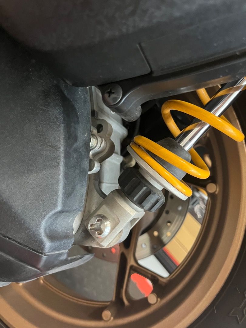 Xmax V1 V2 Rear Shocks Lock Screw Nut Xmax 2023 Absorber Lock Nut ...