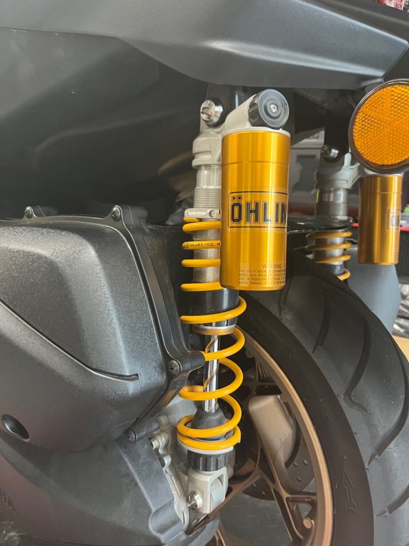 Xmax V1 V2 Rear Shocks Lock Screw Nut Xmax 2023 Absorber Lock Nut ...