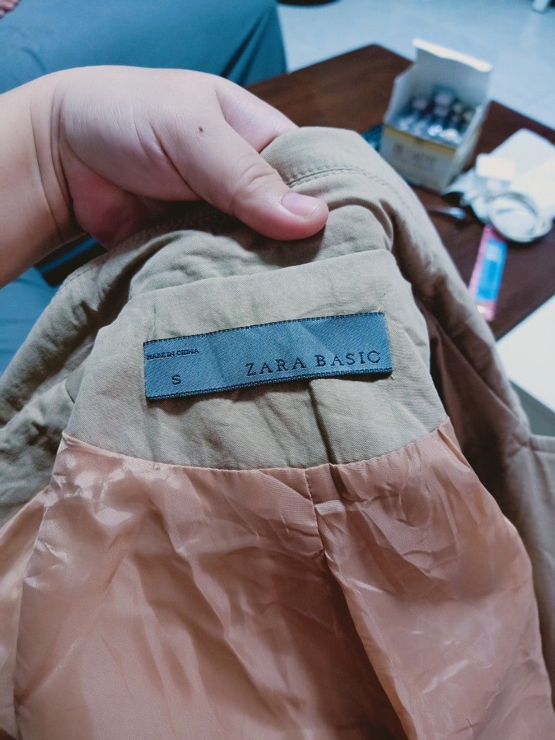 Zara Basic Trench Coat, Women's Fashion, Coats, Jackets and Outerwear ...