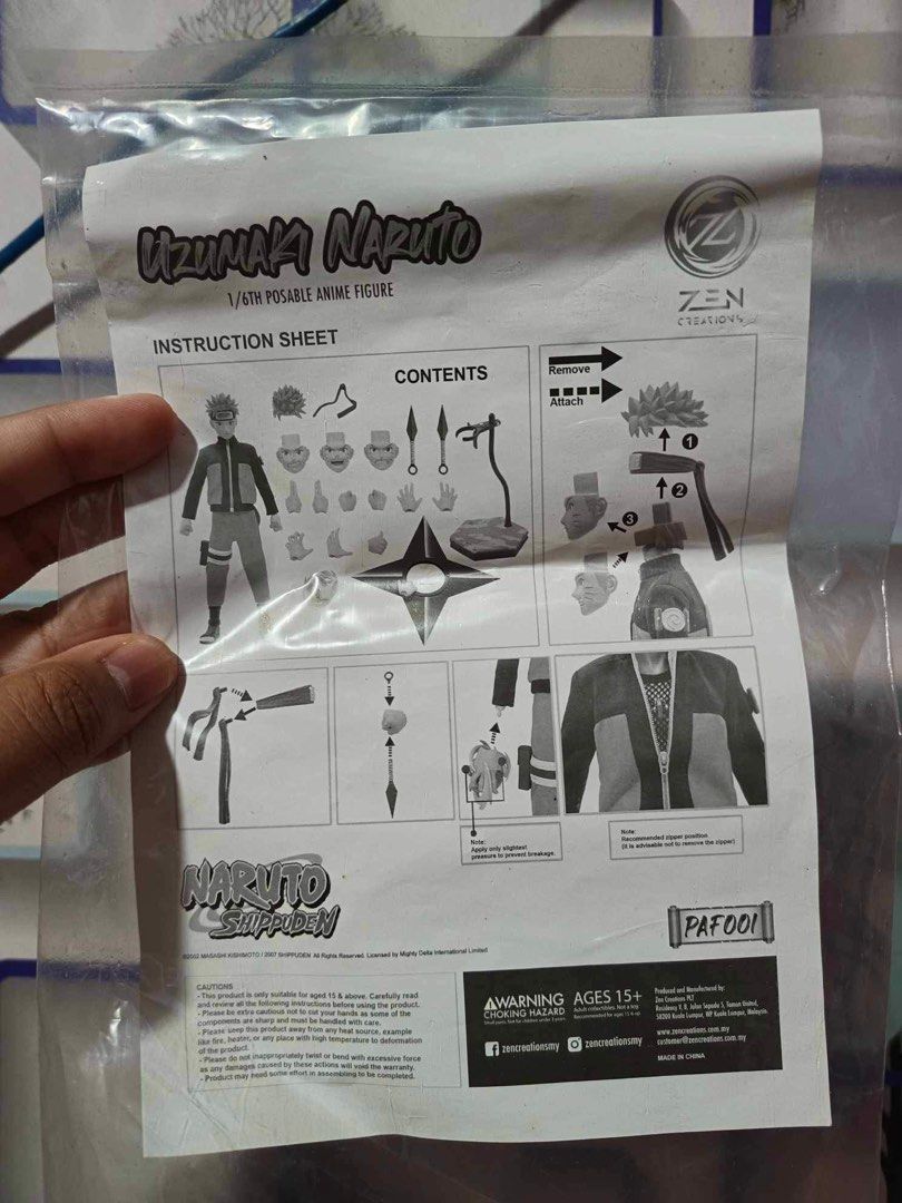 Zen Creations Ultimate edition 1/6 scale naruto uzamaki, Hobbies & Toys ...