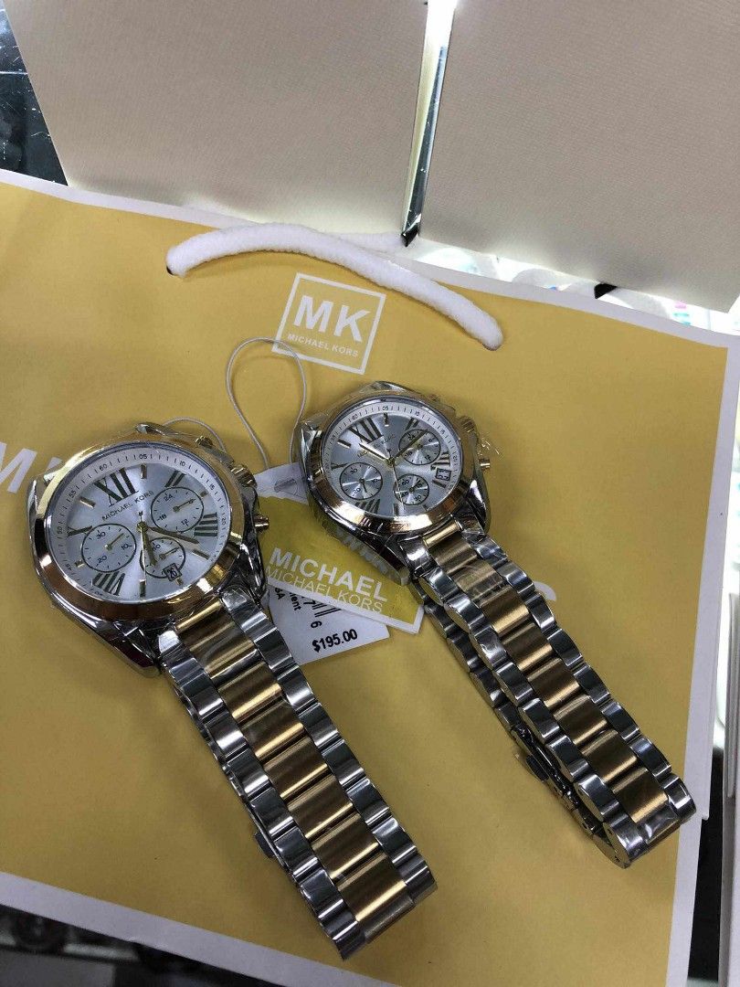 100% AUTHENTIC AND PAWNABLE MK COUPLE WATCH, Luxury, Watches on Carousell
