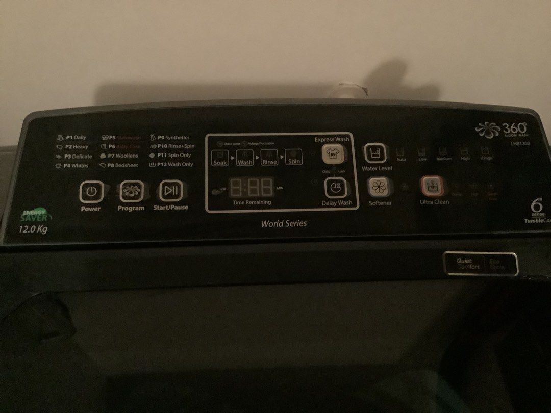 12kg Top-Load Washing Machine - Whirlpool 360 Bloomwash, TV & Home ...