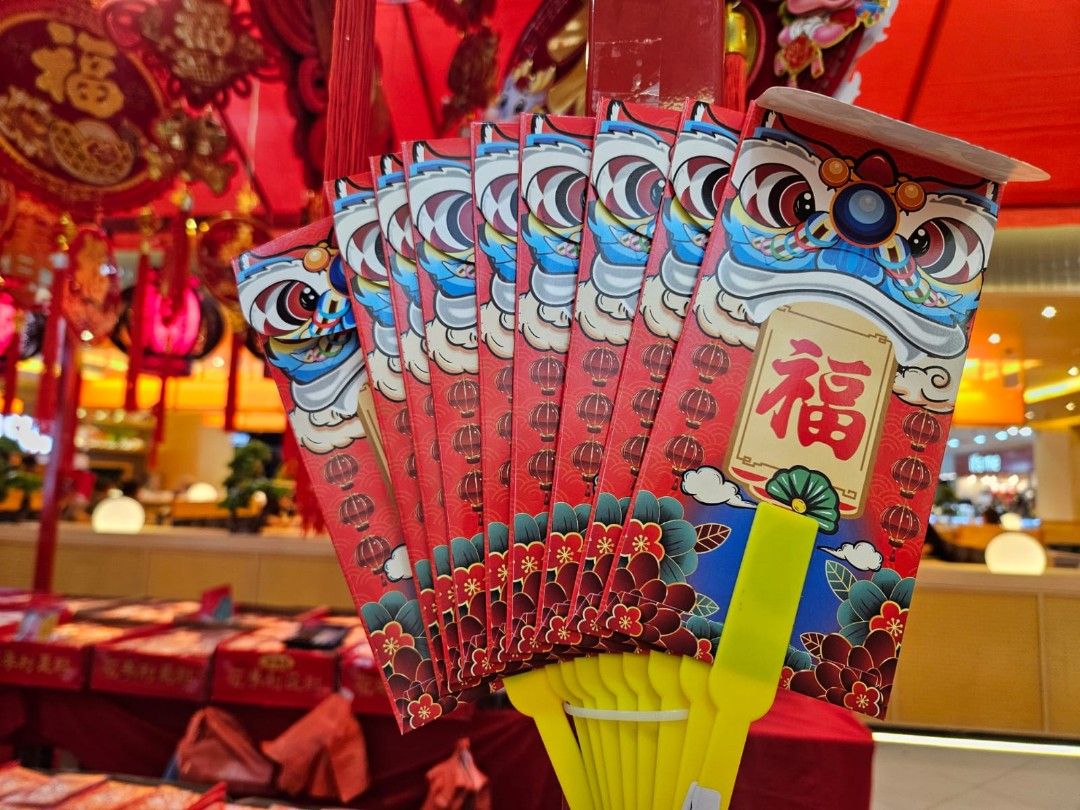 2024 red packet fan, Everything Else on Carousell