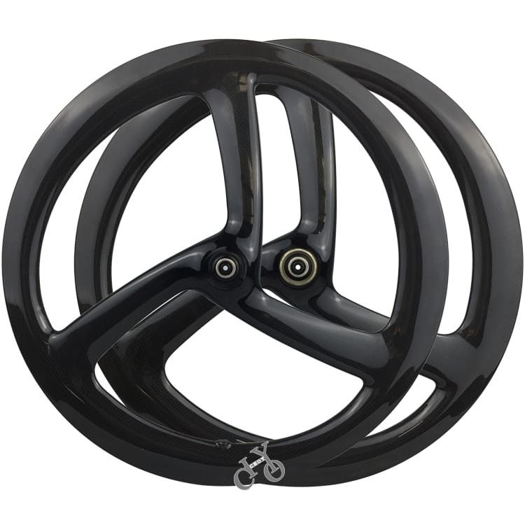 20inch Tri spoke 451 carbon wheelset, Sports Equipment, Bicycles ...