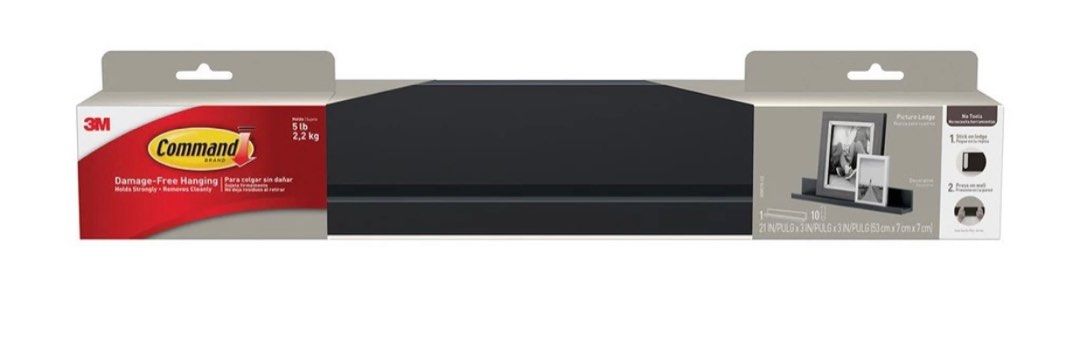 3M command Picture ledge, Furniture & Home Living, Home Decor, Wall ...