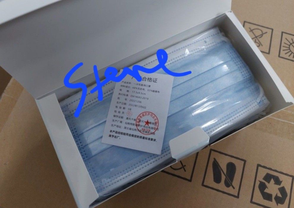 3ply face mask, covit proof. Bfe 95%. Not N95 Kn95, Health & Nutrition ...