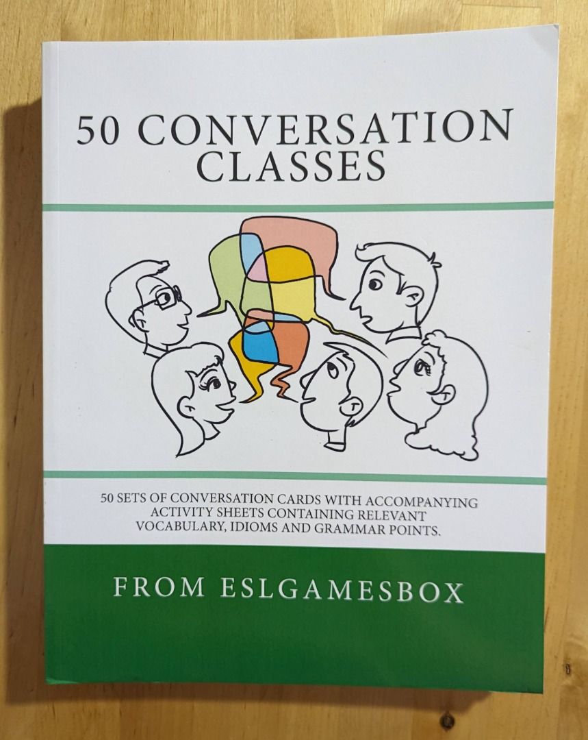 50 Conversation Classes (From ESL Games Box), Hobbies & Toys, Books ...