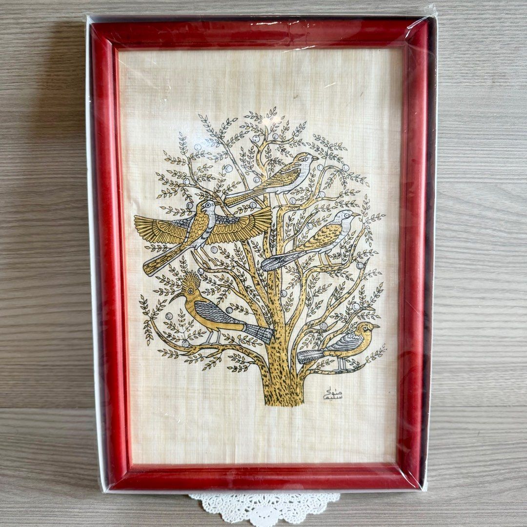 63% OFF BN Papyrus Tree of Life Print with Frame, Furniture & Home ...
