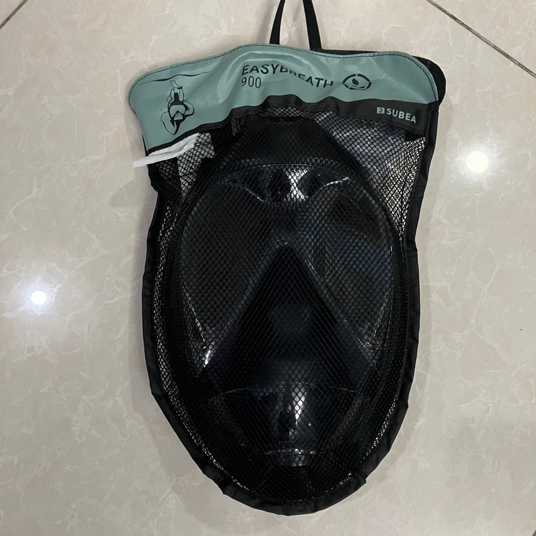 成人 易呼吸 全乾式 浮潛面罩 easy breath mask, 運動產品, 其他運動配件 - Carousell
