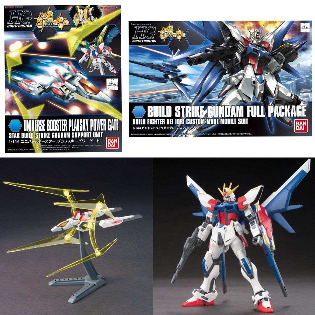 全新 hgbf gundam build fighters 高達 創戰者 創建 突擊 全武裝 full package star build ...
