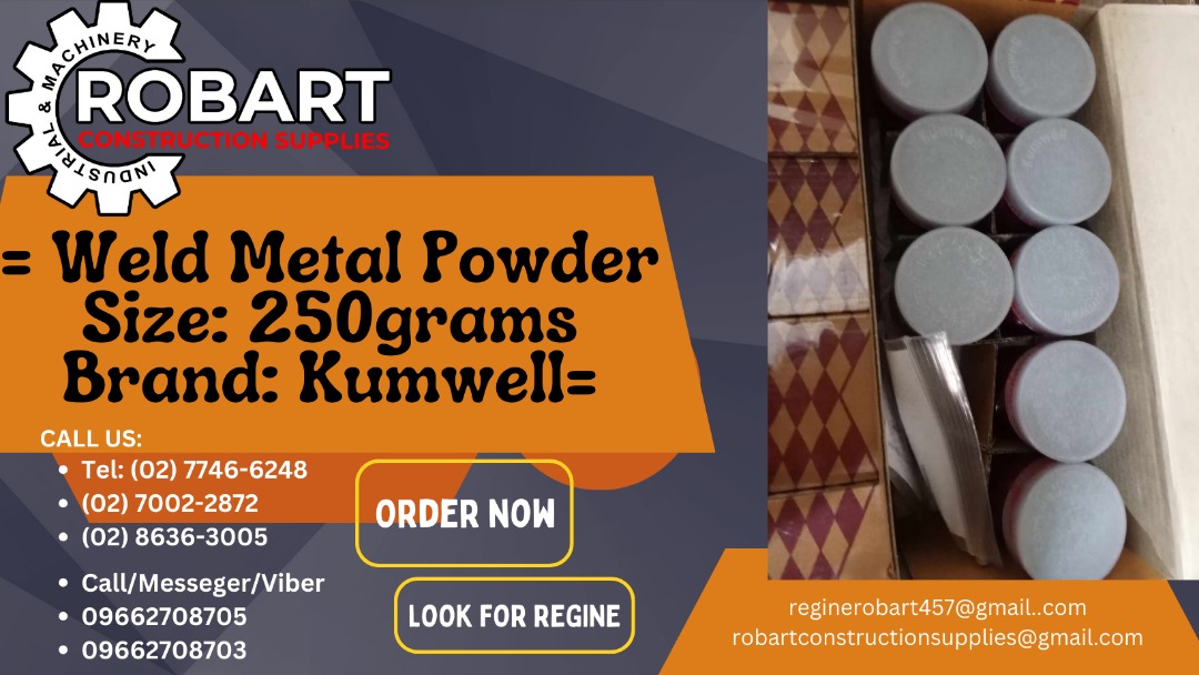 = Weld Metal Powder Size: 250grams Brand: Kumwell=, Commercial ...