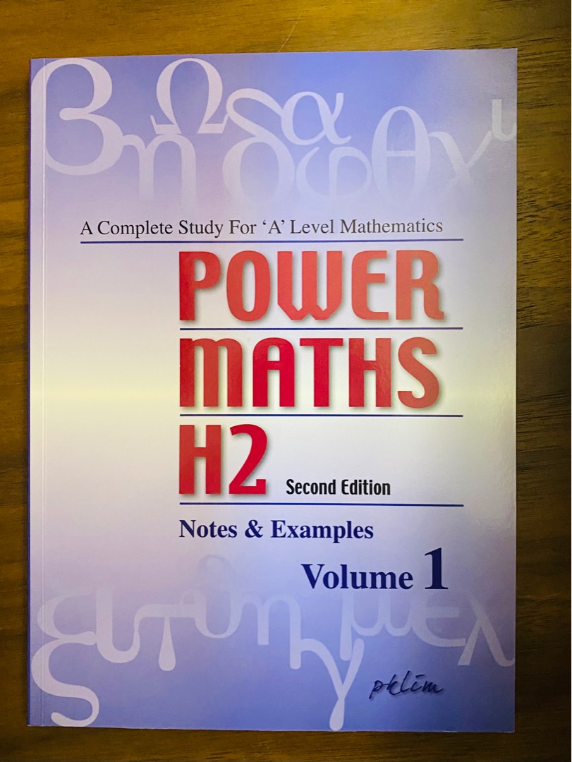 A Level H2 Math, Hobbies & Toys, Books & Magazines, Assessment Books on ...