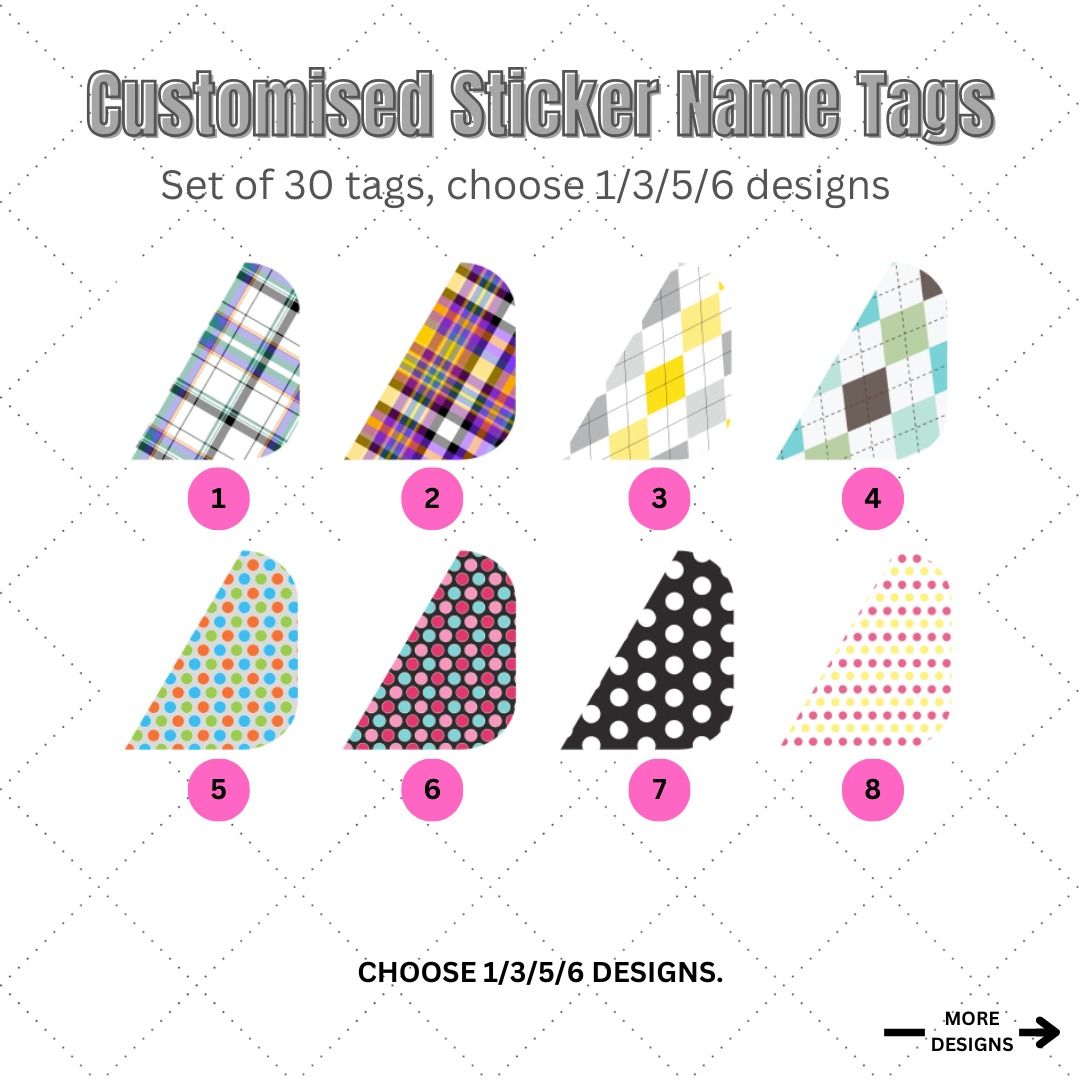 [Abstract] Customised Sticker Name Tags / Labels, Hobbies & Toys ...