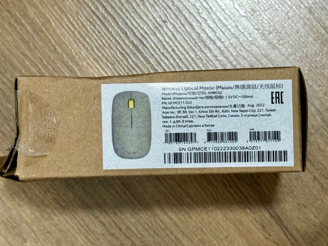 Acer Vero Wireless Mouse, Computers & Tech, Parts & Accessories, Mouse ...