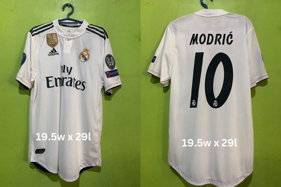 adidas real madrid modric football kit, Men's Fashion, Tops & Sets ...
