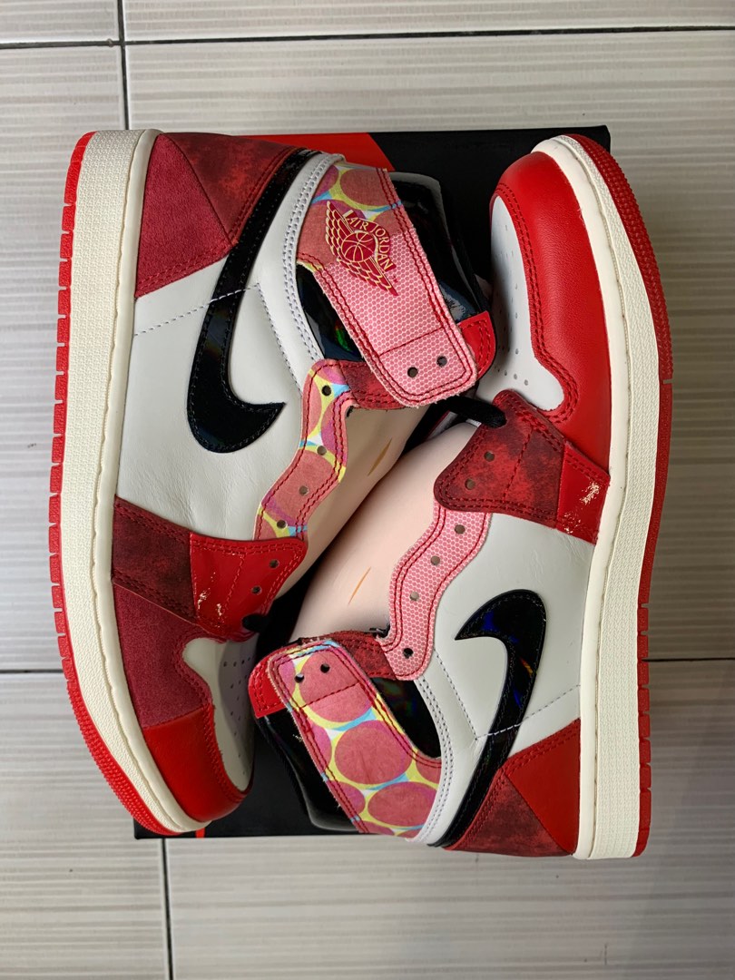 Air Jordan 1 Retro High Spiderman: Across The Spiderverse, Men's ...