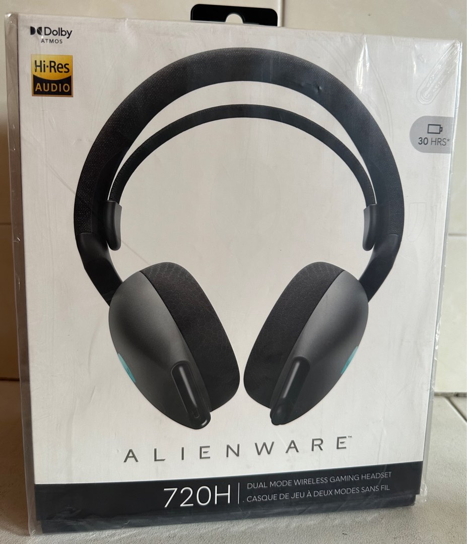 ALIENWARE DUAL-MODE WIRELESS GAMING HEADSET - AW720H, Audio, Headphones ...
