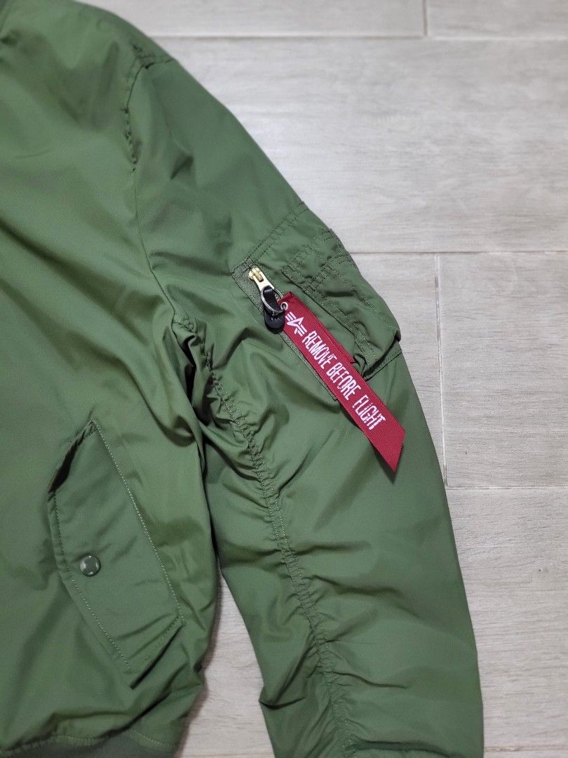 Alpha Industries M-1 jacket, 女裝, 外套及戶外衣服 - Carousell