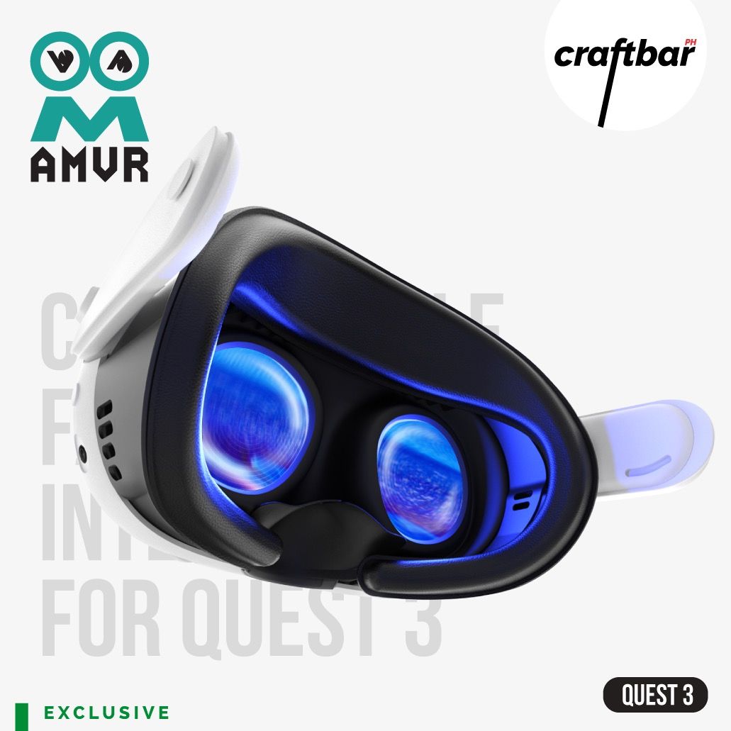 AMVR Upgraded 3-in-1 Facial Interface for Meta Quest 3 (v2), Video ...