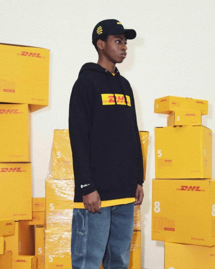 Anti Social Social Club - DHL - 2019 - Logo Hoodie, Men's Fashion, Tops & Sets, Hoodies on Carousell