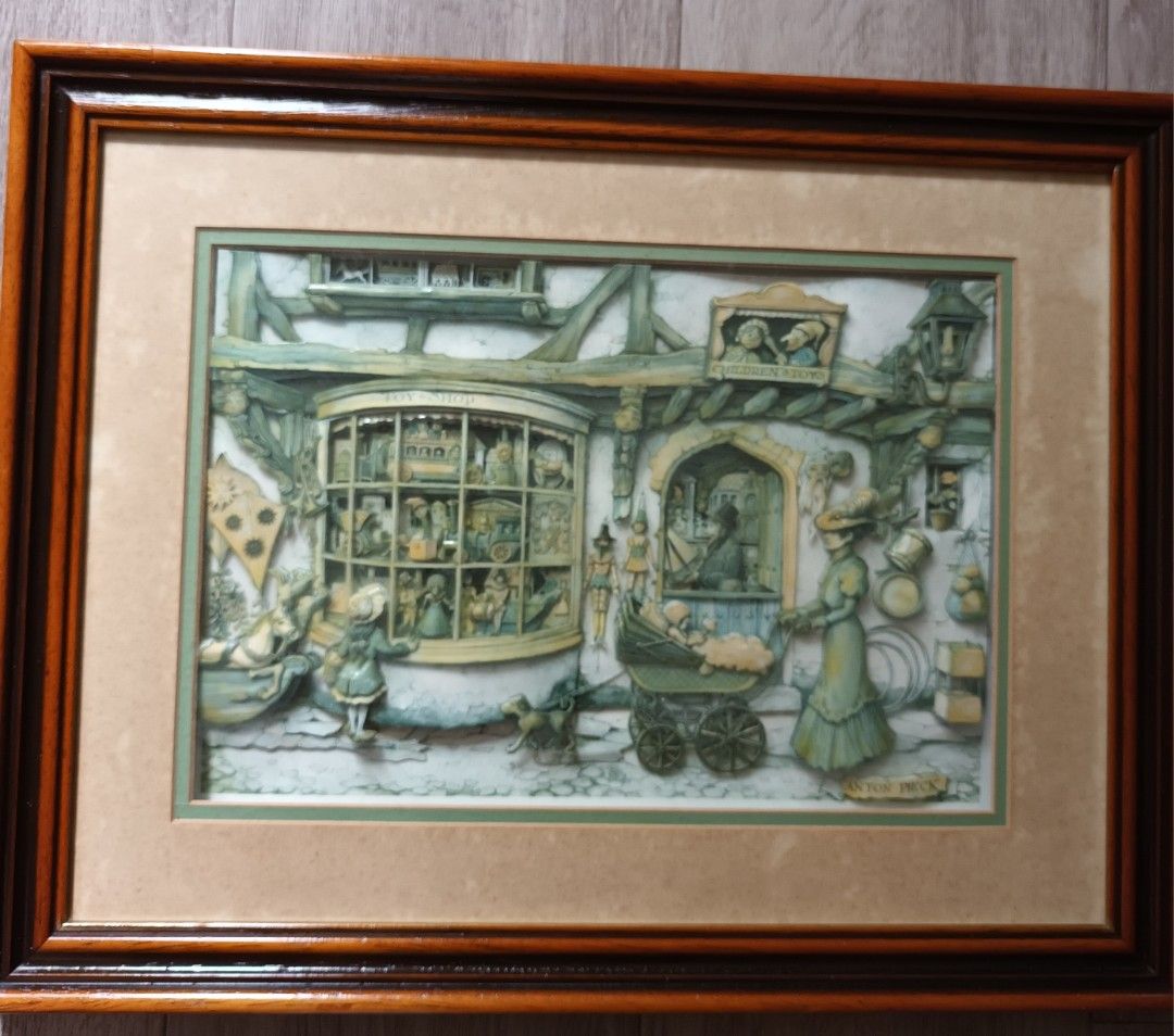 Antonio Pieck Shadow Box Decoupage 3D Frame Wall Deco, Hobbies & Toys ...