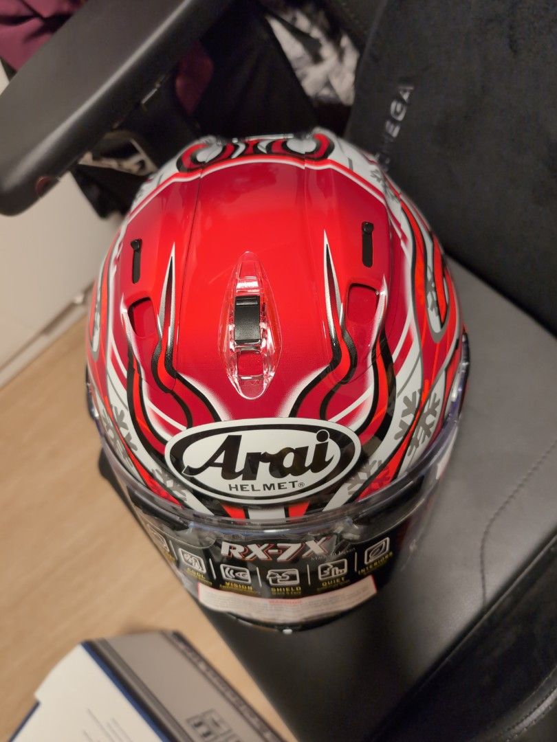 Arai Rx7x rx-7x rx7 haga GP made in Japan full face helmet, Motorcycles ...
