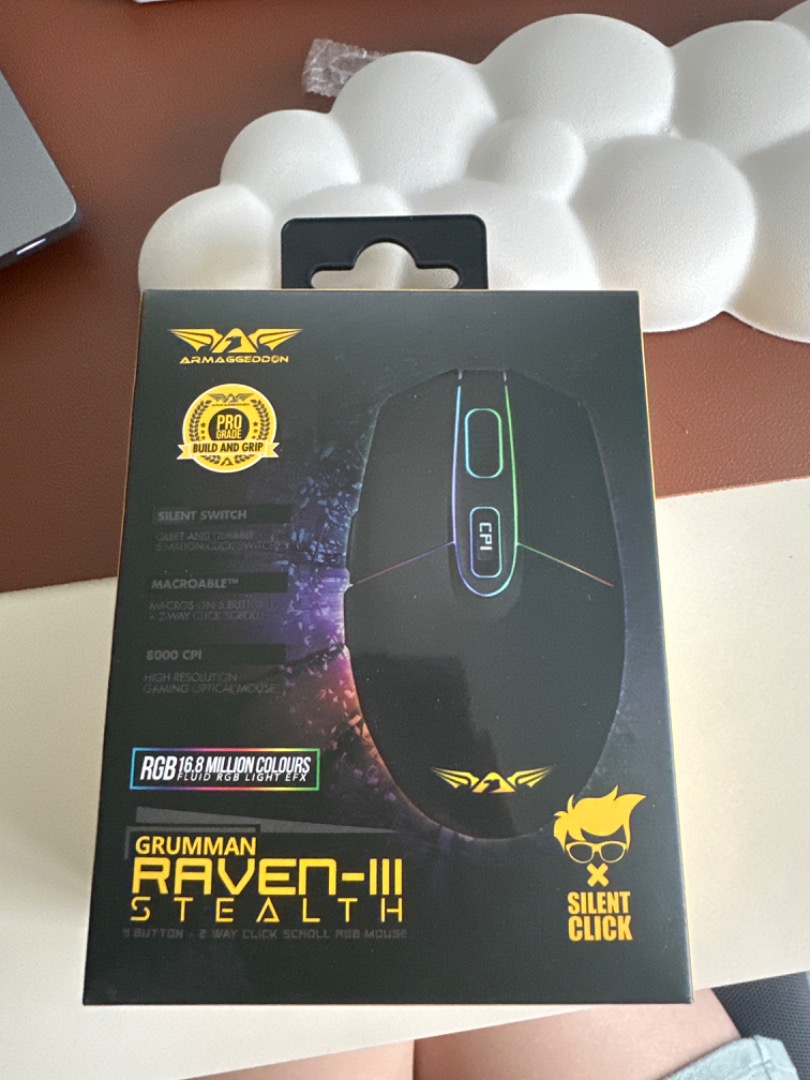 Armaggedson Grumman raven -III stealth mouse, Computers & Tech, Parts ...