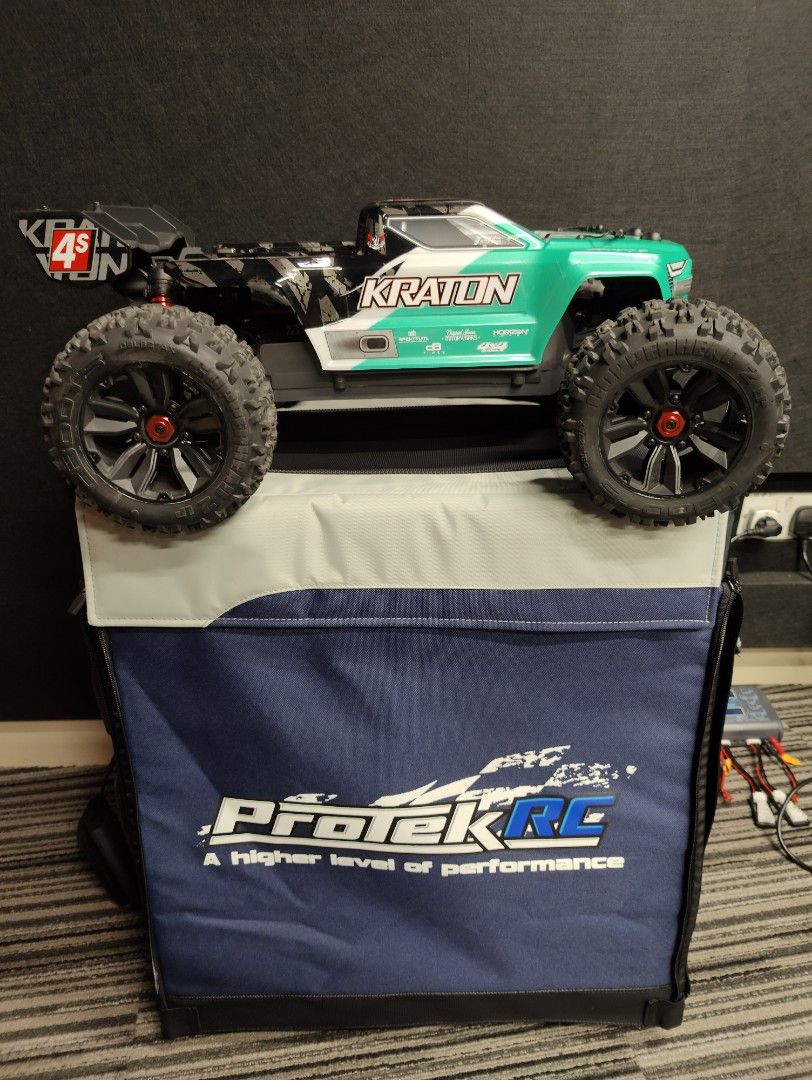 Arrma Kraton 4S V2 with upgraded SPEKTRUM TX/RX, Hobbies & Toys, Toys & Games on Carousell