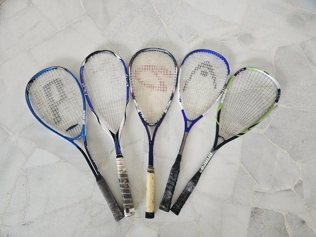 Assorted Squash Rackets/Racquets, Sports Equipment, Sports & Games ...
