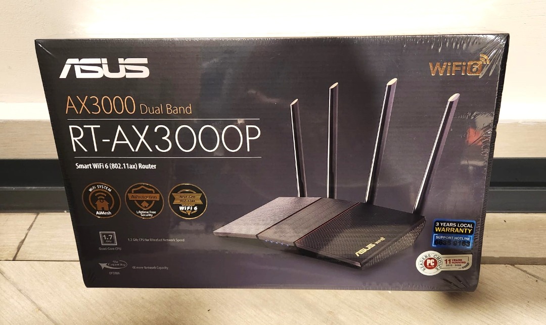 Asus AX3000P smart wifi 6 router, Computers & Tech, Parts & Accessories ...