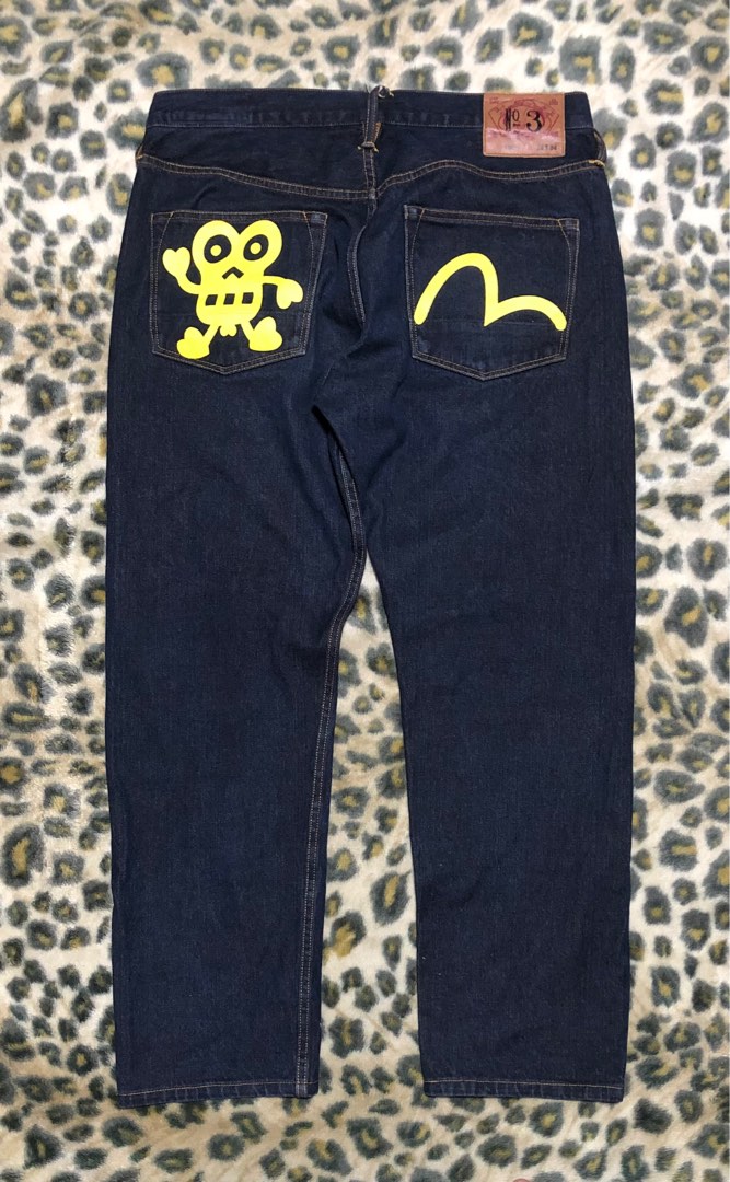 Authentic Evisu Selvedge Jeans, Men's Fashion, Bottoms, Jeans on Carousell