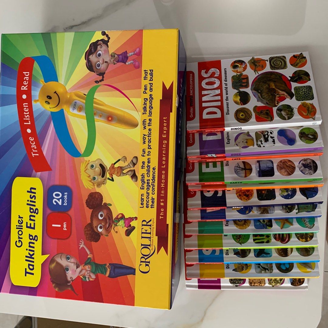 Authentic Grolier Talking English, Hobbies & Toys, Books & Magazines ...