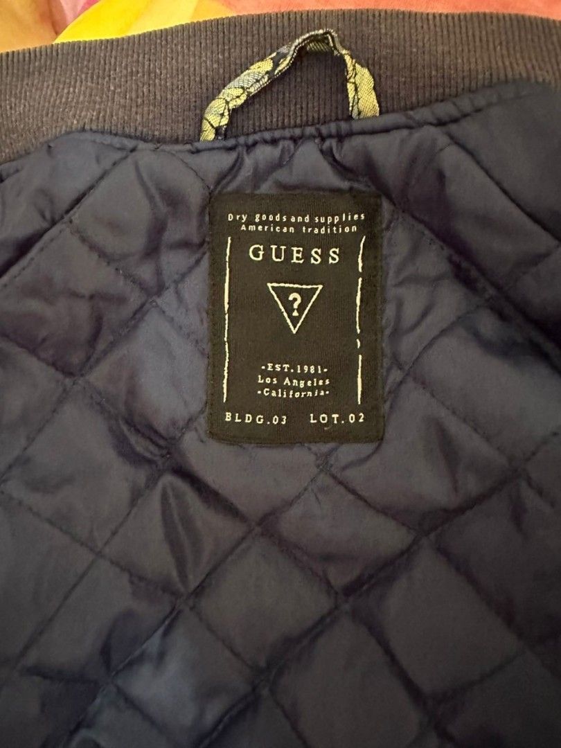 Authentic GUESS bomber jacket men, Men's Fashion, Coats, Jackets and ...