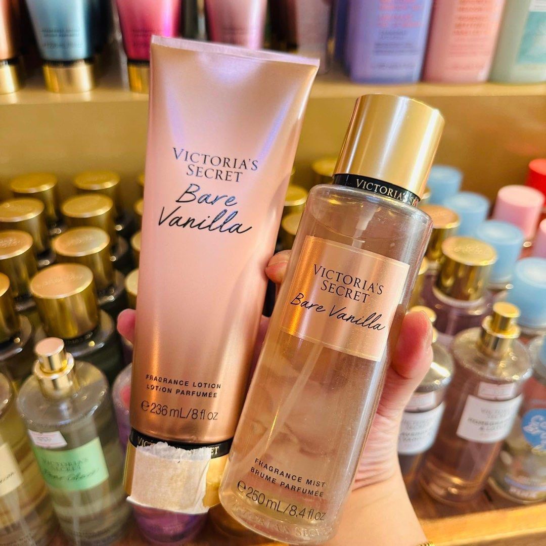 Authentic Victoria's Secret Bare Vanilla Set, Beauty & Personal Care ...