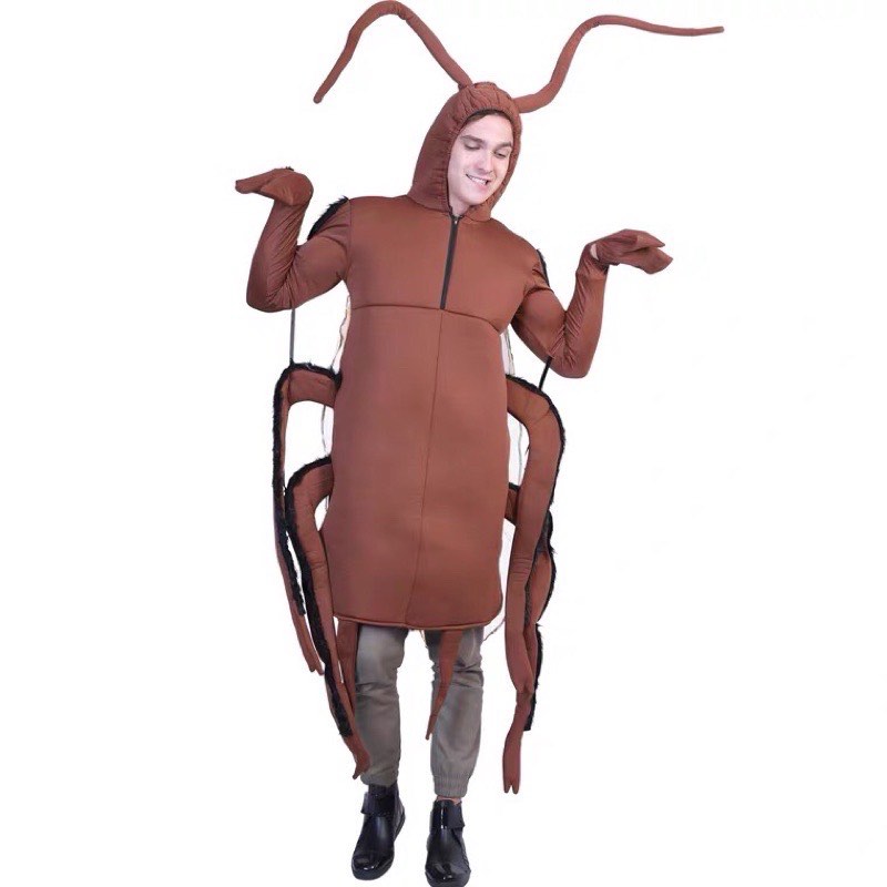 [Avail] Adults Cockroach Costume Funny Halloween Christmas Cosplay ...
