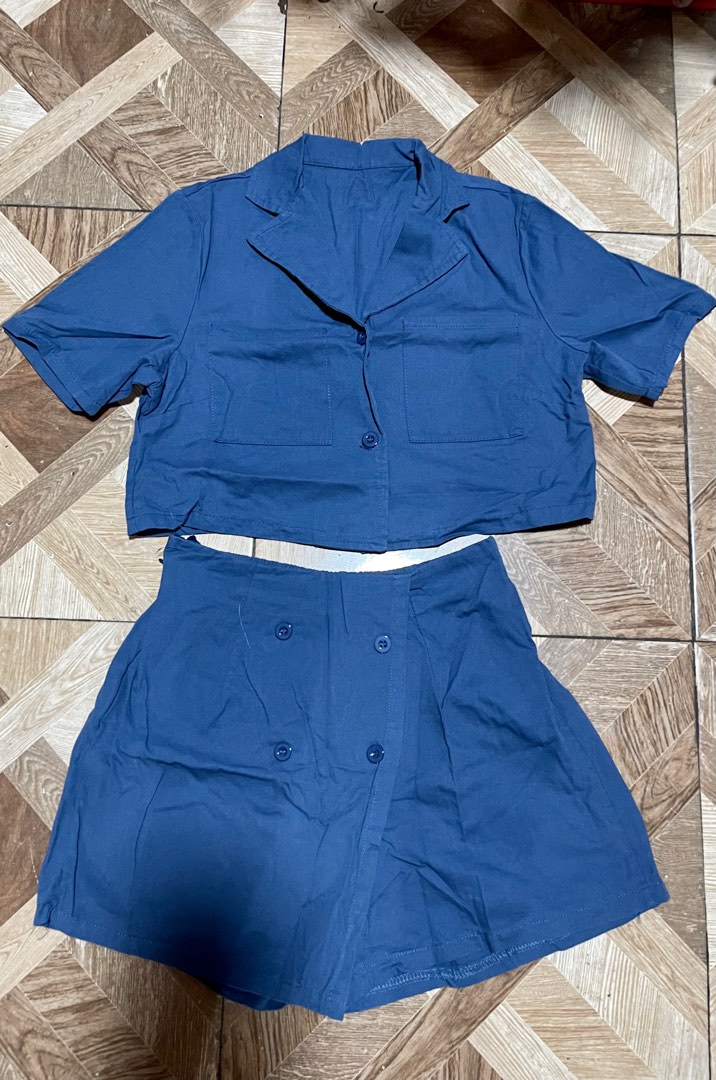 Bangkok Navy Blue Coord coordinates new yea ootd pantone, Women's ...
