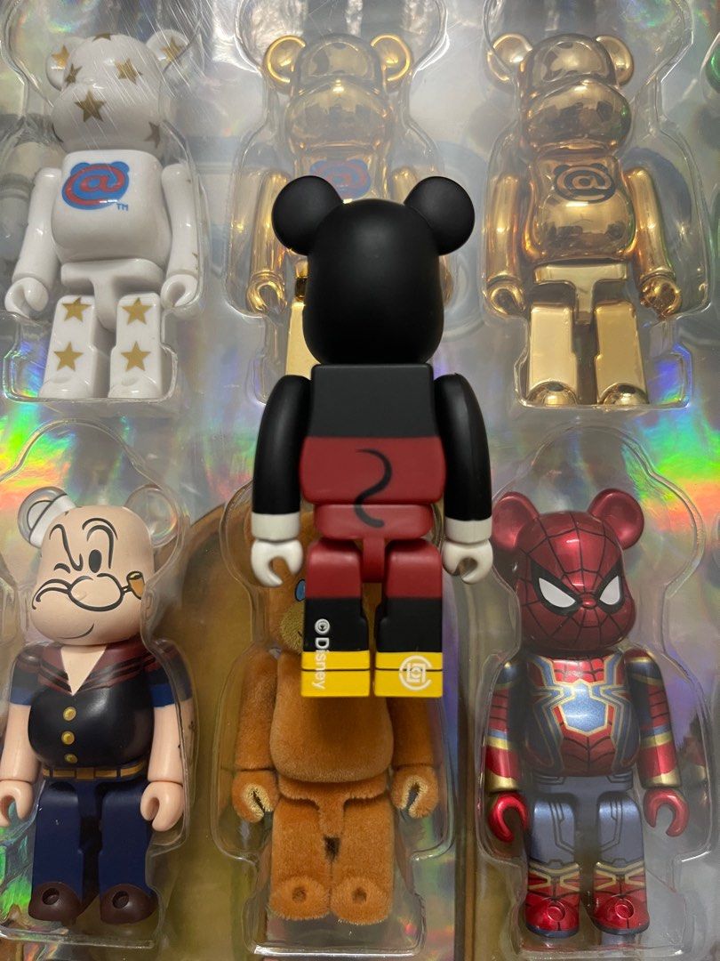 Bearbrick CLOT x Disney x Medicom Toy 3-Eyed Mickey 100%, Hobbies ...
