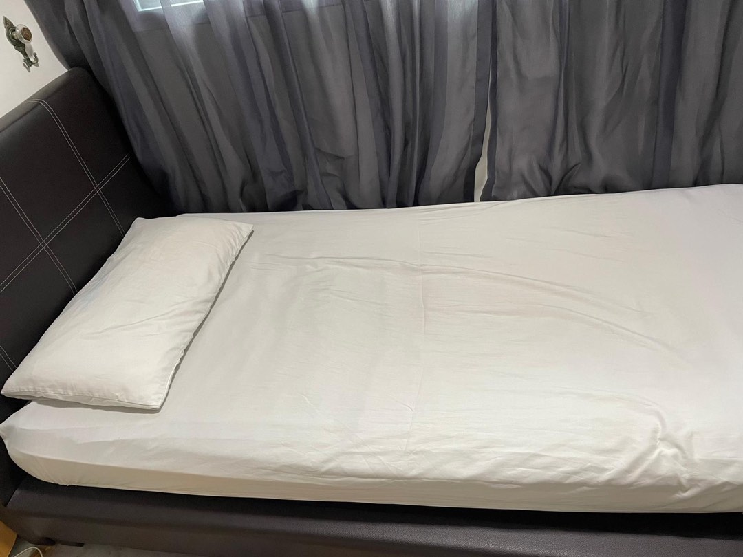 Bedframe Single (not including mattress), Furniture & Home Living ...