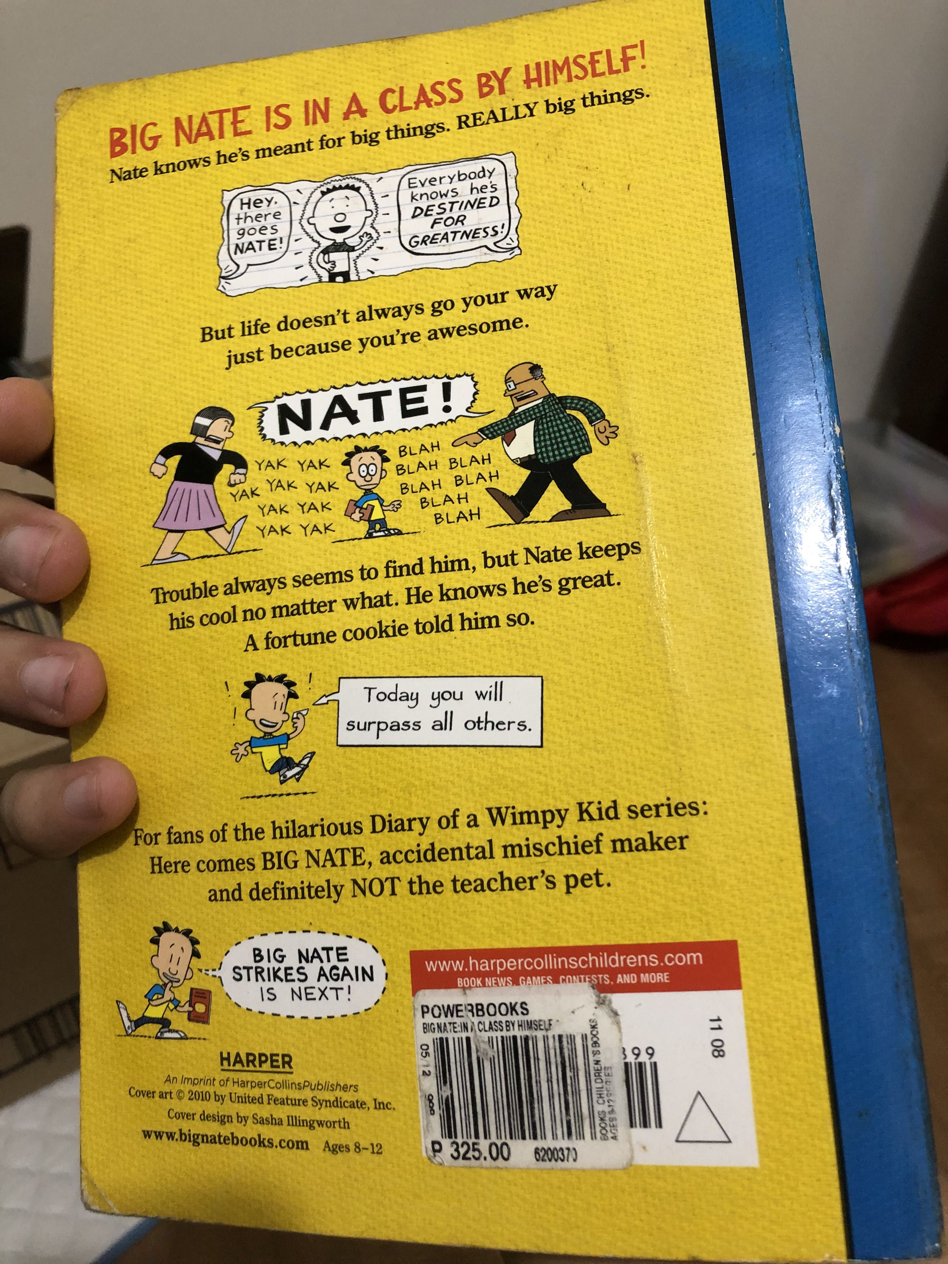 Big Nate In A Class by Himself, Hobbies & Toys, Books & Magazines ...