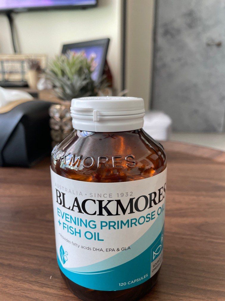 Blackmores EPO plus Fish oil, Health & Nutrition, Health Supplements ...