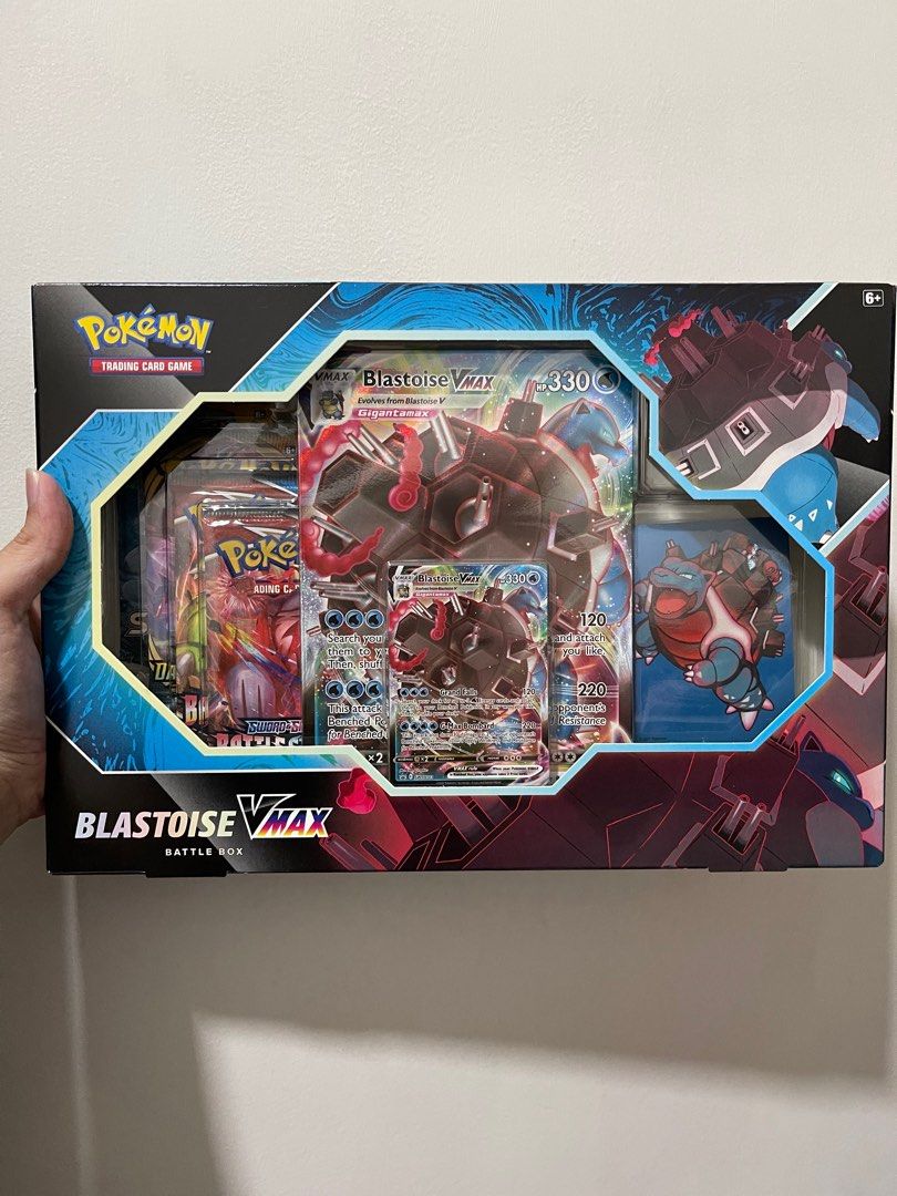 Blastoise VMax Box, Hobbies & Toys, Toys & Games on Carousell