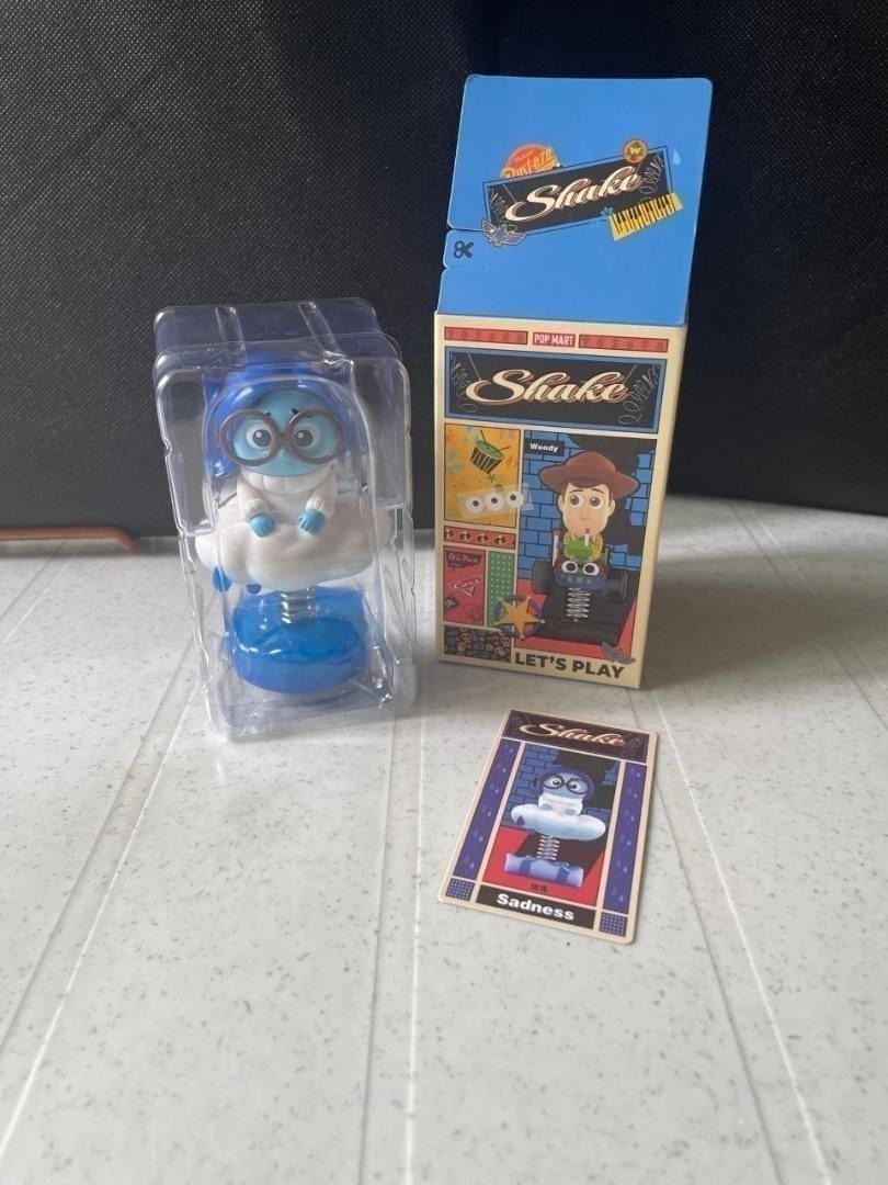 BN popmart pop mart disney pixar shake cpcm sadness figurine inside out ...