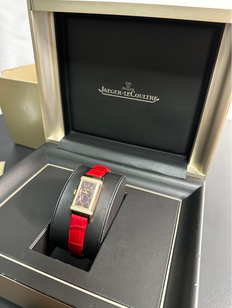 BNIB Jaeger-LeCoultre JLC Reverso One Duetto Moon pink gold watch ...