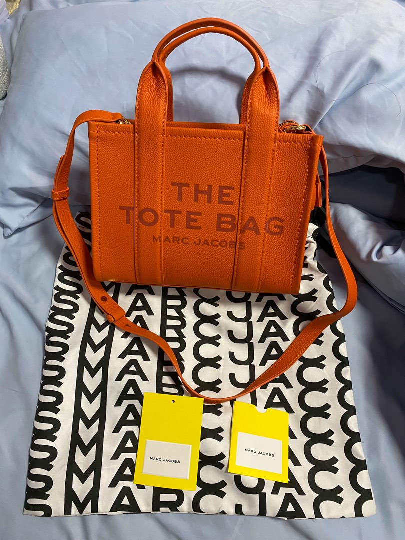 BRAND NEW AUTHENTIC Marc Jacobs Mini The Tote Bag in Orange, Luxury ...