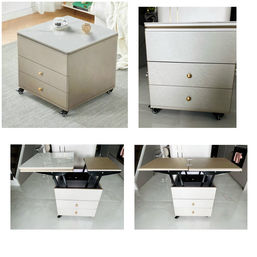 Free shipping brand new multi purpose coffee dining study table cabinet ...